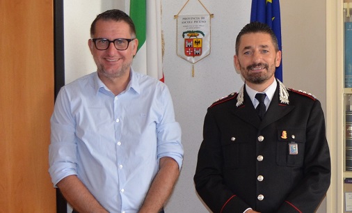 Il presidente della Provincia incontra il nuovo comandante dei Carabinieri | Cronache Picene